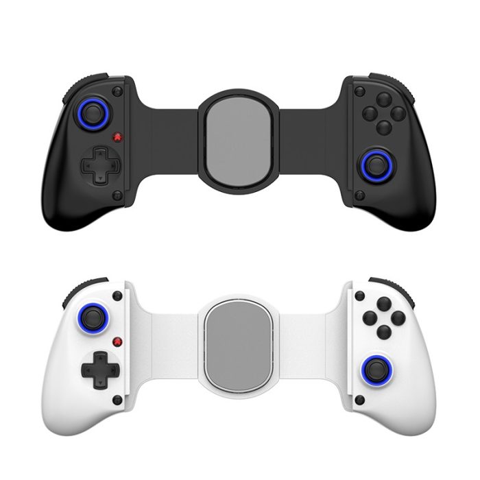 Telescopic Mobile Gaming Controller RGB Light Phone Stretching Gamepad ...